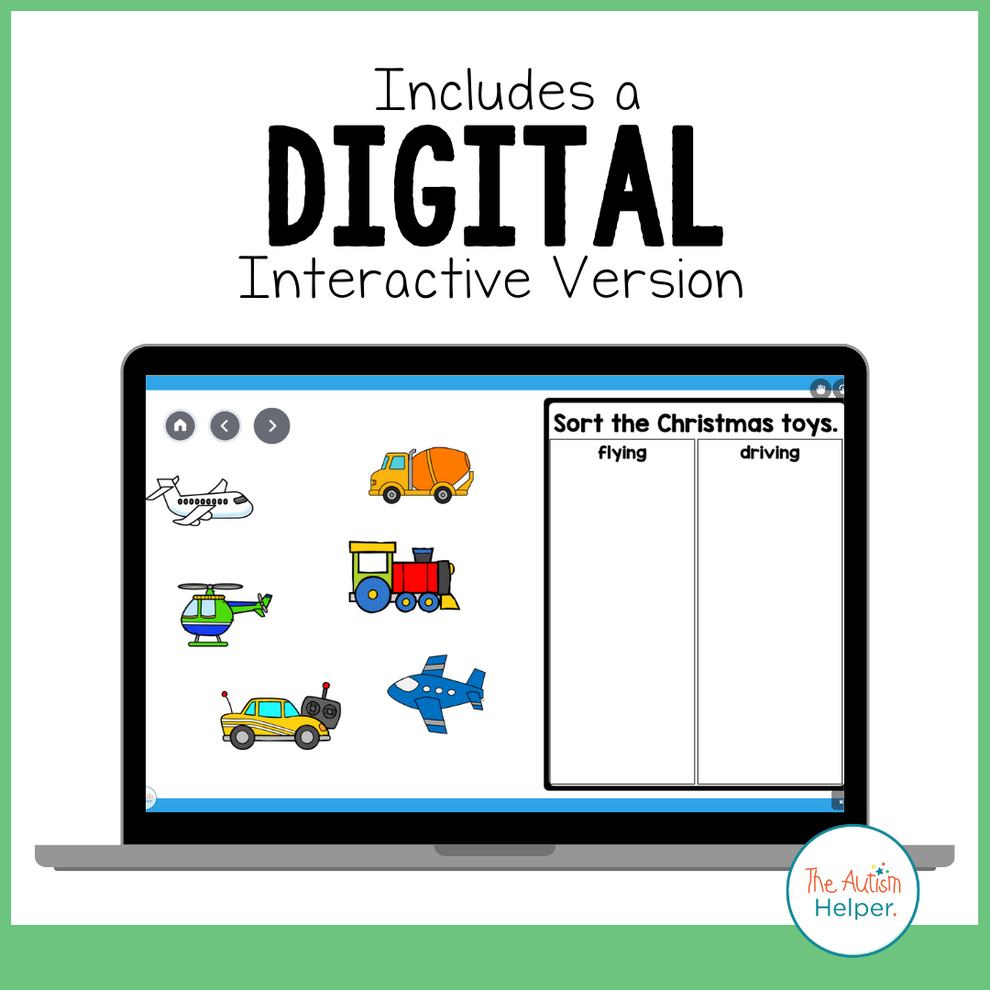 Complex Matching Weekly Workbooks - Christmas – The Autism Helper