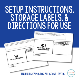 Intraverbals Task Card BUNDLE [ABLLS-R Aligned ALL H TASKS] – The ...