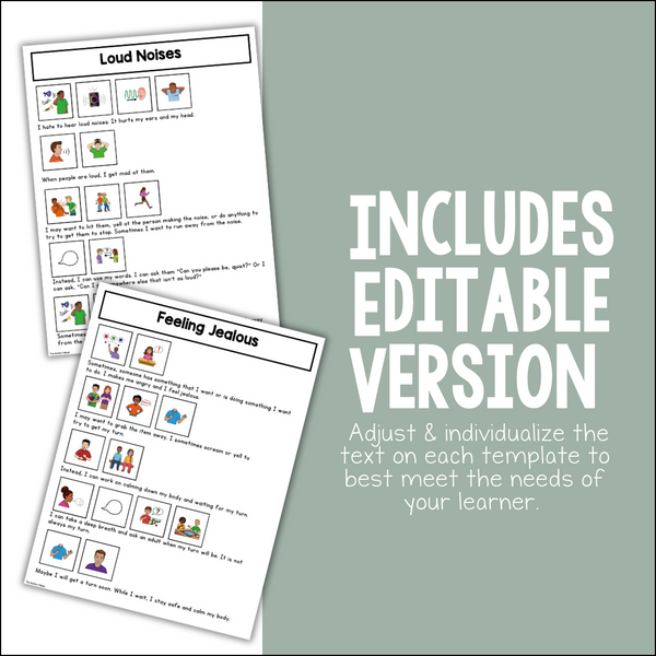 Visual Social Stories: Behavior Set – The Autism Helper
