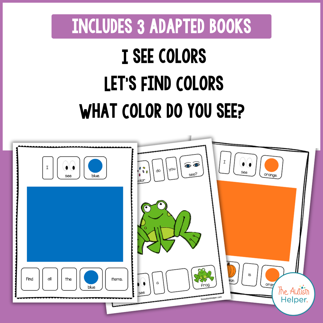 Color Adapted Book Series – The Autism Helper