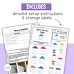 Color, Size, and Type Sorting File Folder Activity Mega Pack – The ...