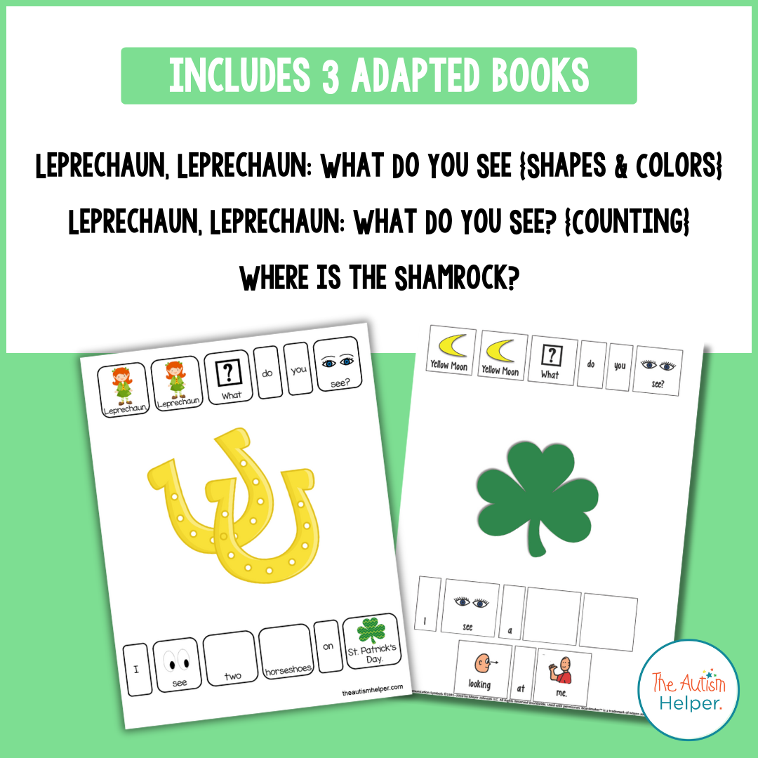 St. Patrick's Day Adapted Book Series – The Autism Helper