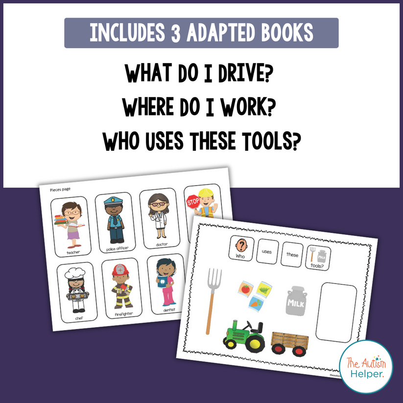 Community Helpers Adapted Book Series – The Autism Helper