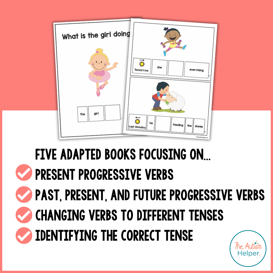 Verb Adapted Book Series – The Autism Helper