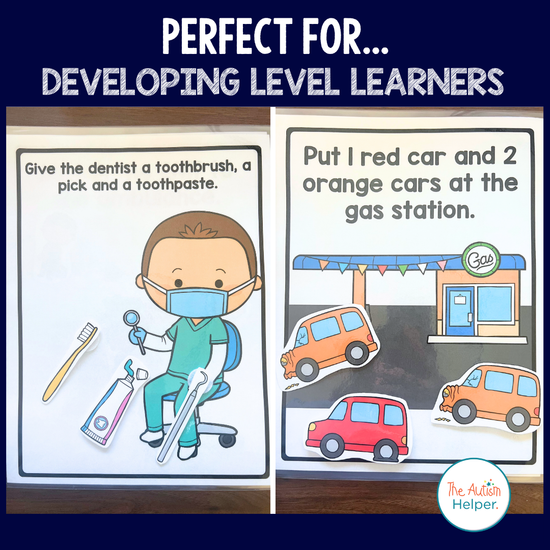 Intermediate Matching Weekly Workbooks - Community Helpers – The Autism ...