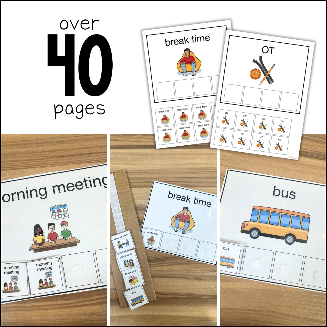 Daily Visual Schedules for Special Education – The Autism Helper