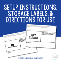 Fill In Feature, Function, and Class Task Cards [ABLLS-R Aligned to H ...