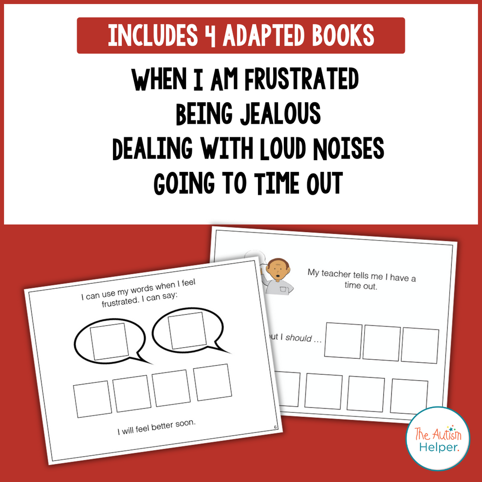 Behavior Social Story Adapted Book Series – The Autism Helper