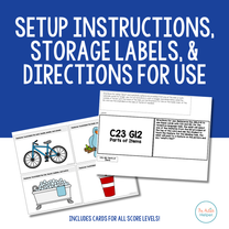 Parts of Items Task Cards [ABLLS-R Aligned C23, G12] – The Autism Helper