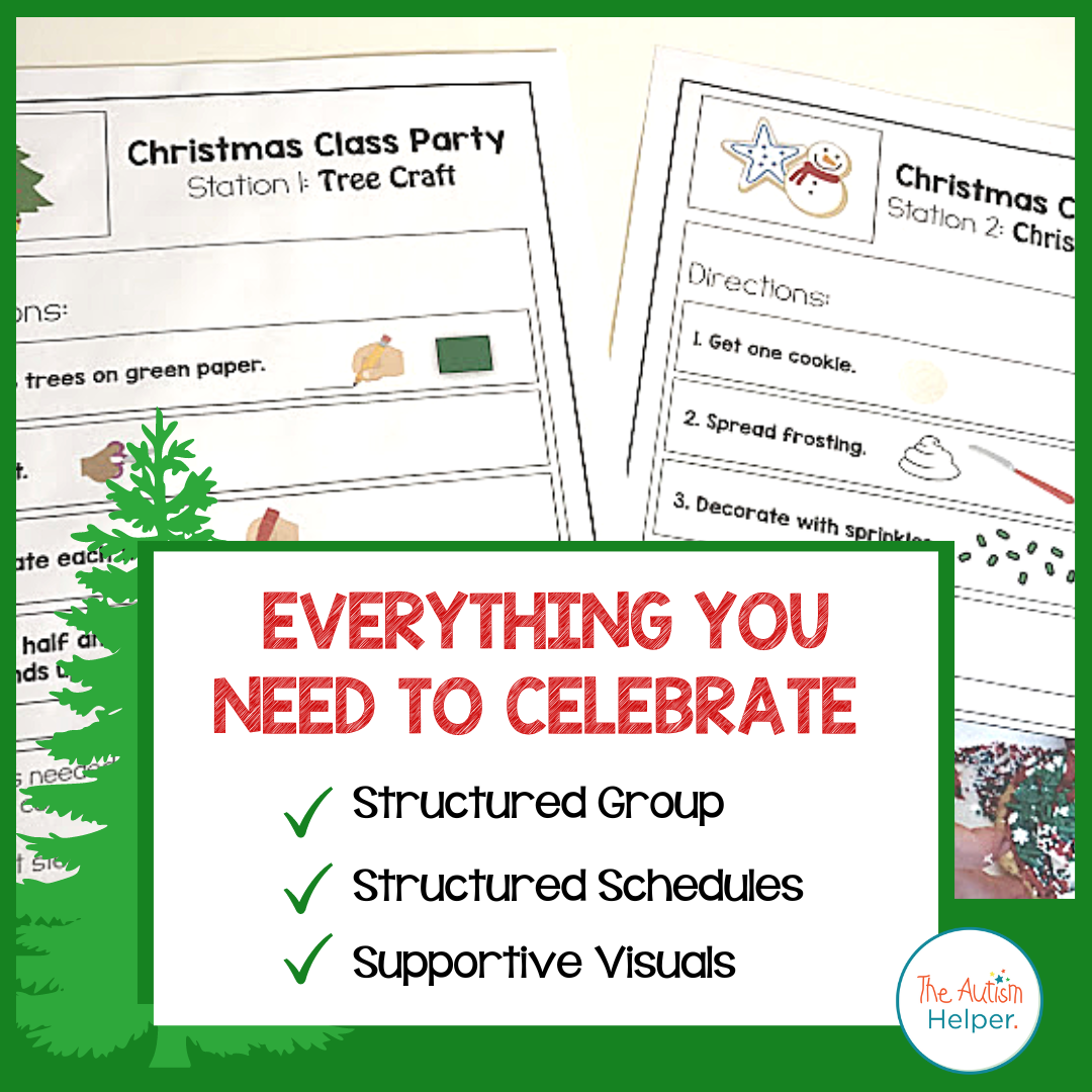 Christmas Class Party Setup Kit – The Autism Helper