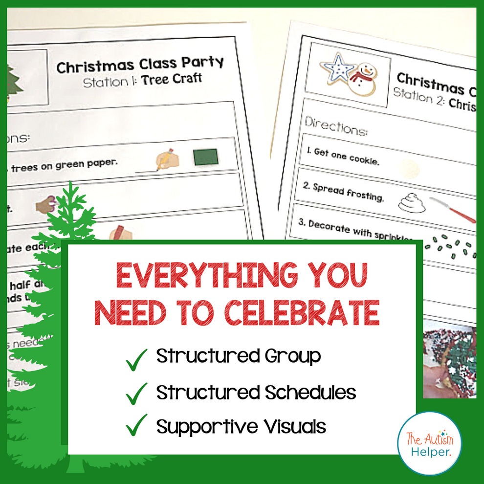 Christmas Class Party Setup Kit – The Autism Helper