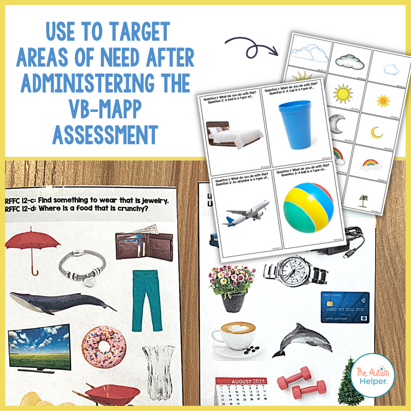 VB-MAPP Task Cards {LEVEL 3 BUNDLE} – The Autism Helper