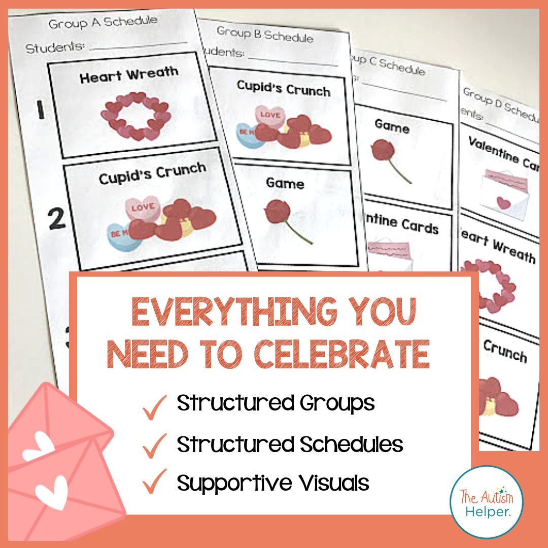 Valentine's Day Class Party Setup Kit – The Autism Helper