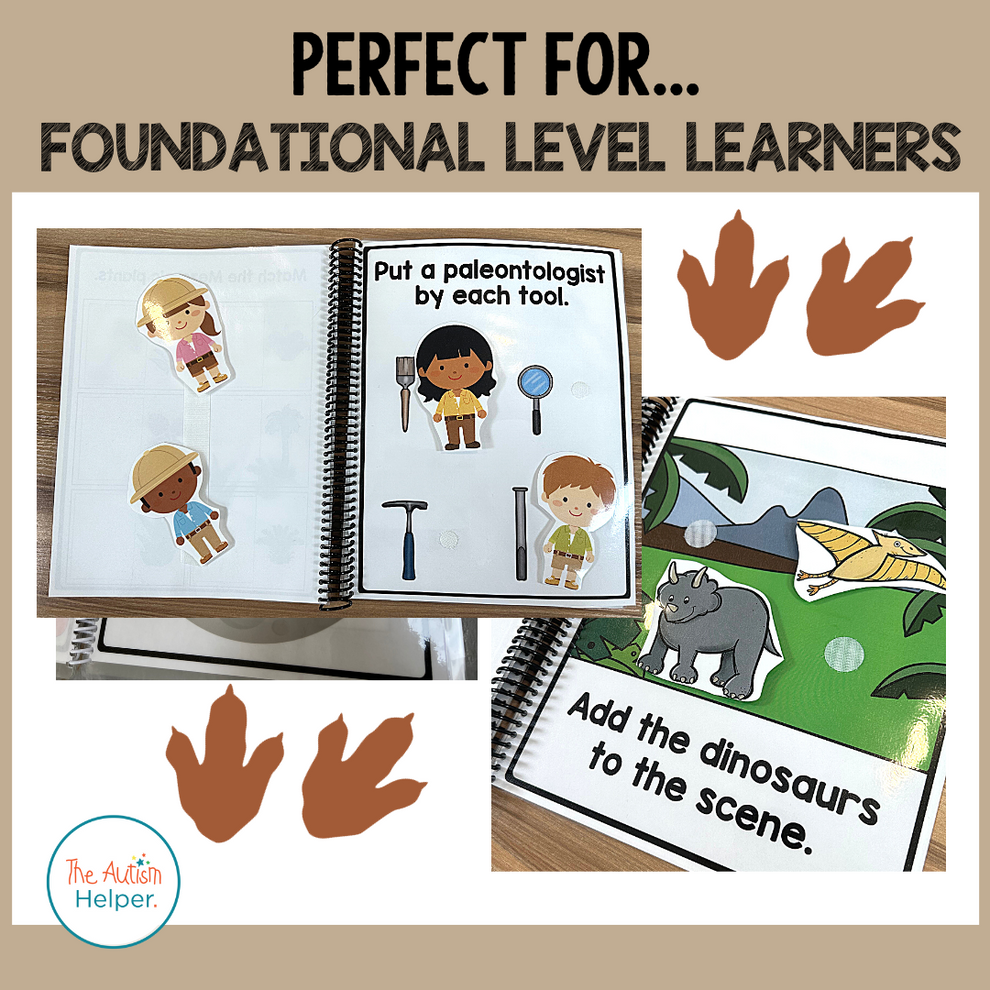 Easy Matching Weekly Workbooks - Dinosaur Edition – The Autism Helper