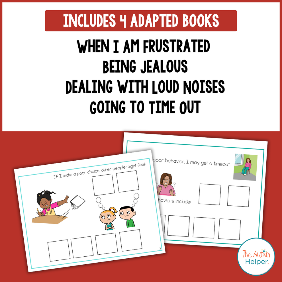 Behavior Social Story Adapted Book Series – The Autism Helper
