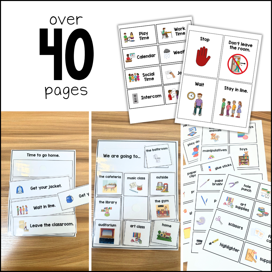 Special Education Classroom Visuals and Labels – The Autism Helper