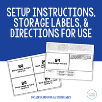 Block Design Task Cards [ABLLS-R Aligned B9] – The Autism Helper