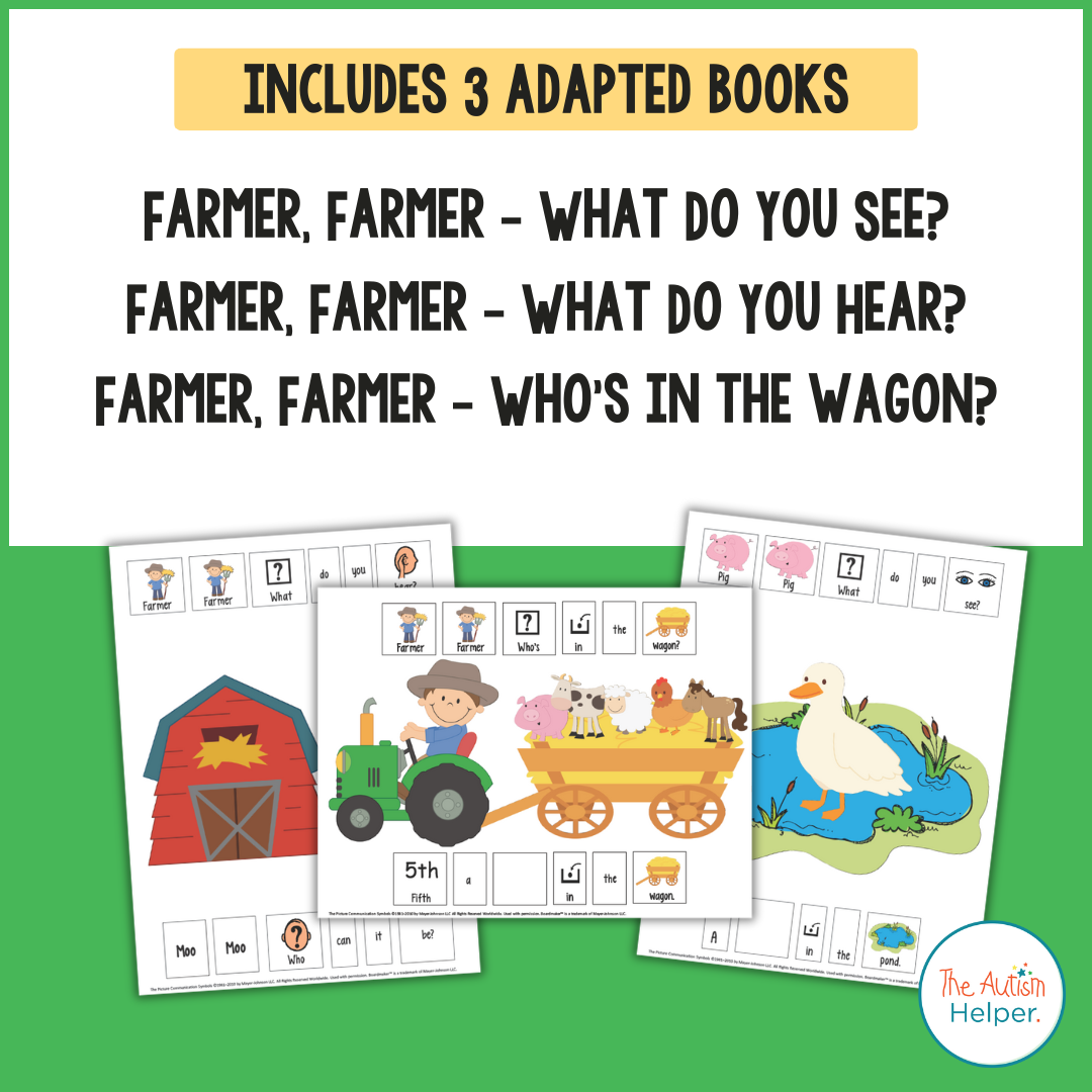 Farm Adapted Book Series – The Autism Helper
