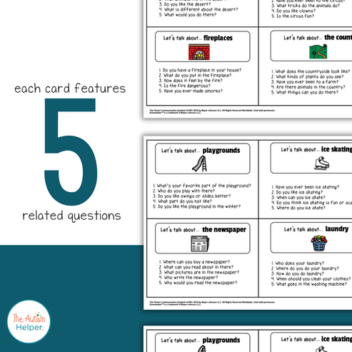 Visual Conversation Starters – The Autism Helper