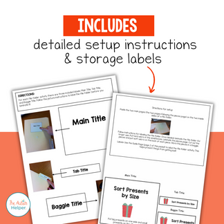 Christmas File Folder Activities – The Autism Helper