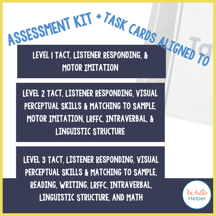 VB-MAPP Mega Bundle {TASK CARDS & ASSESSMENT KIT BUNDLE} – The Autism ...