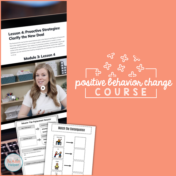 Behavior Change Course – The Autism Helper