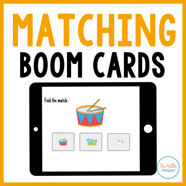 Matching Interactive Boom Cards – The Autism Helper