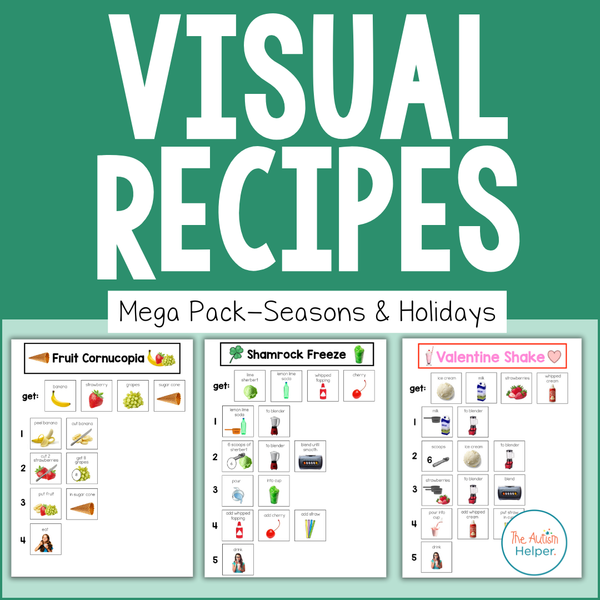Visual Recipe Mega Pack - Seasonal & Holiday – The Autism Helper