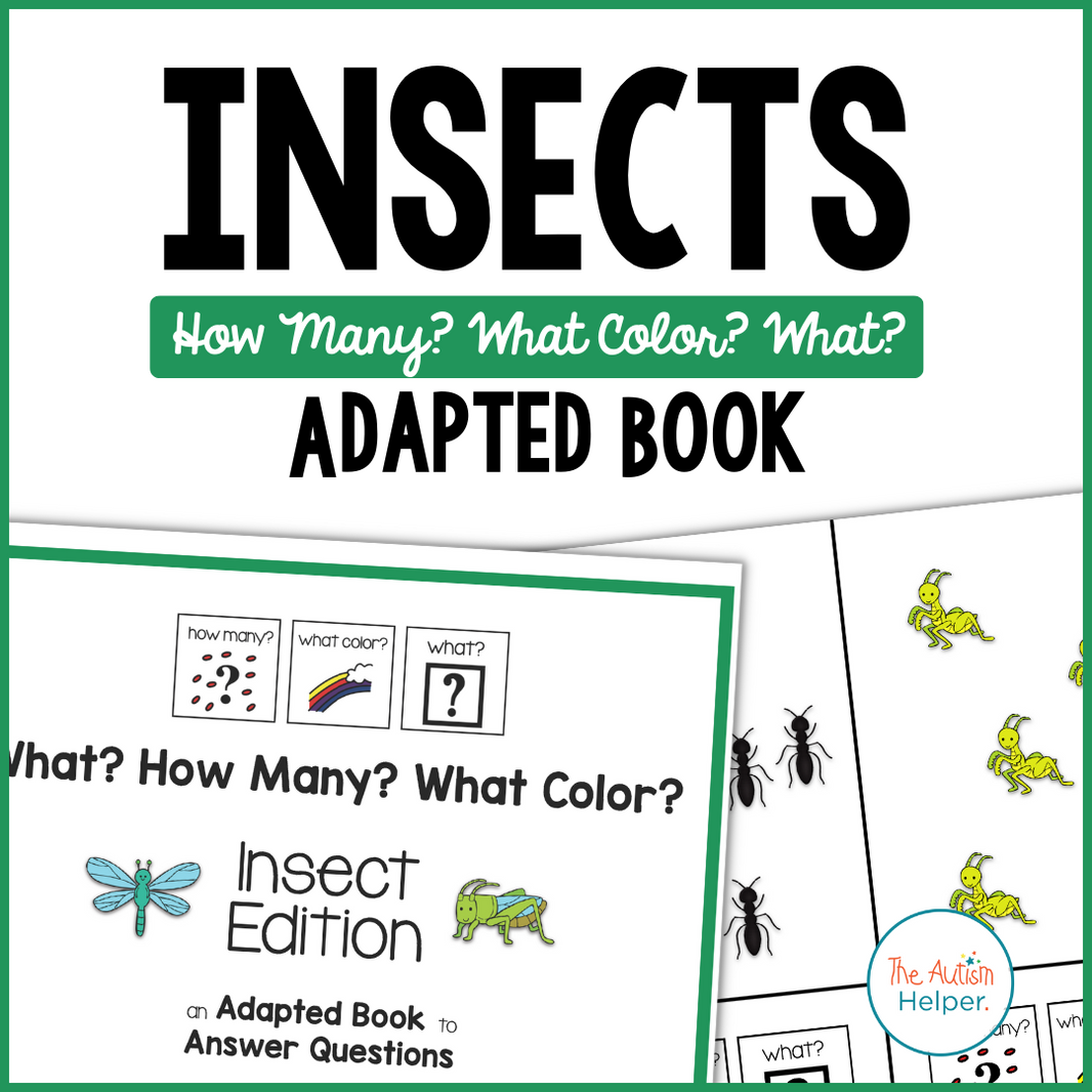 How Many? What Color? What? Adapted Books – The Autism Helper