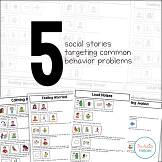 Visual Social Stories: Behavior Set – The Autism Helper