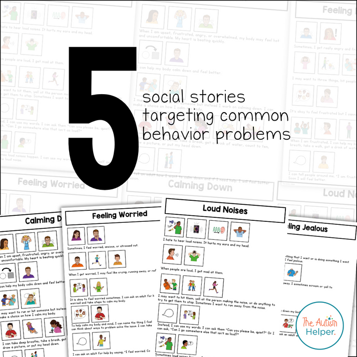 Visual Social Stories: Behavior Set – The Autism Helper