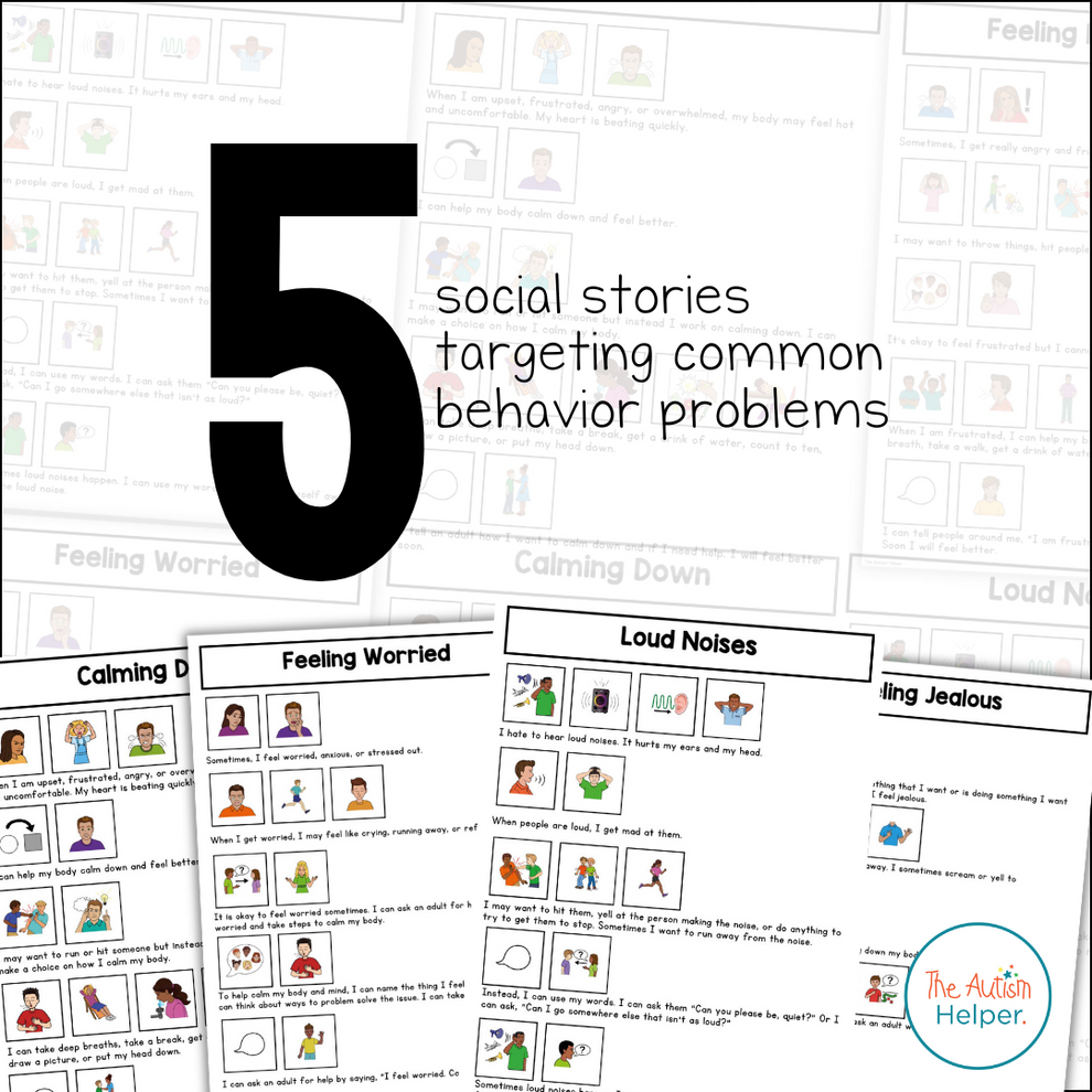 Visual Social Stories: Behavior Set – The Autism Helper