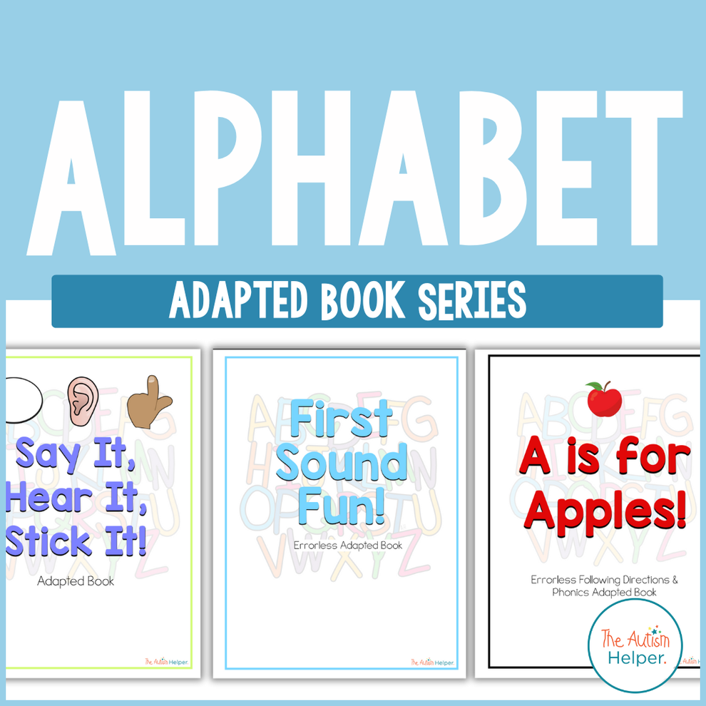 Alphabet Adapted Book Series – The Autism Helper