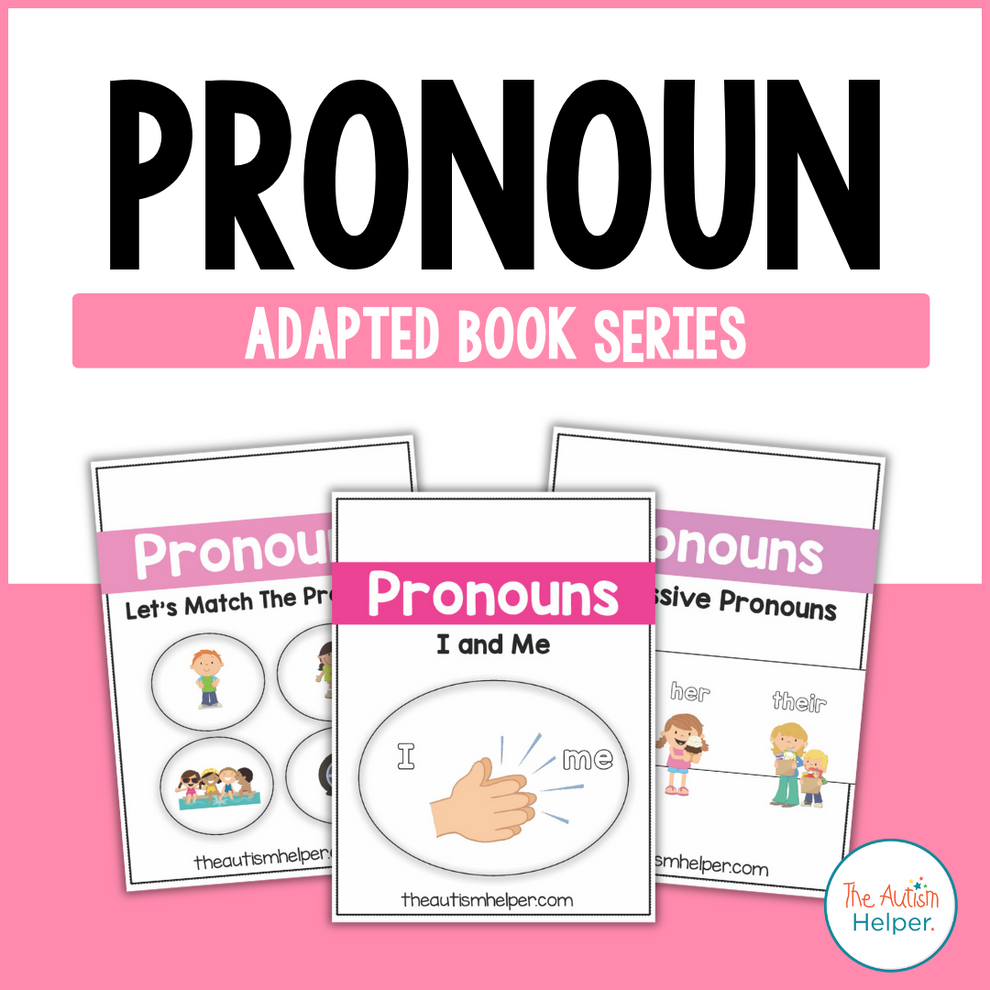 Pronoun Adapted Book Series – The Autism Helper