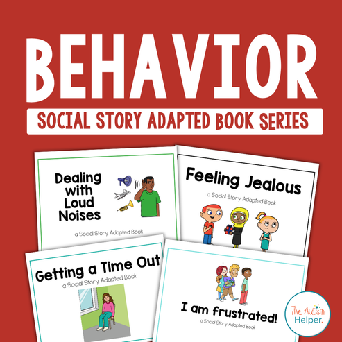 Behavior Social Story Adapted Book Series – The Autism Helper