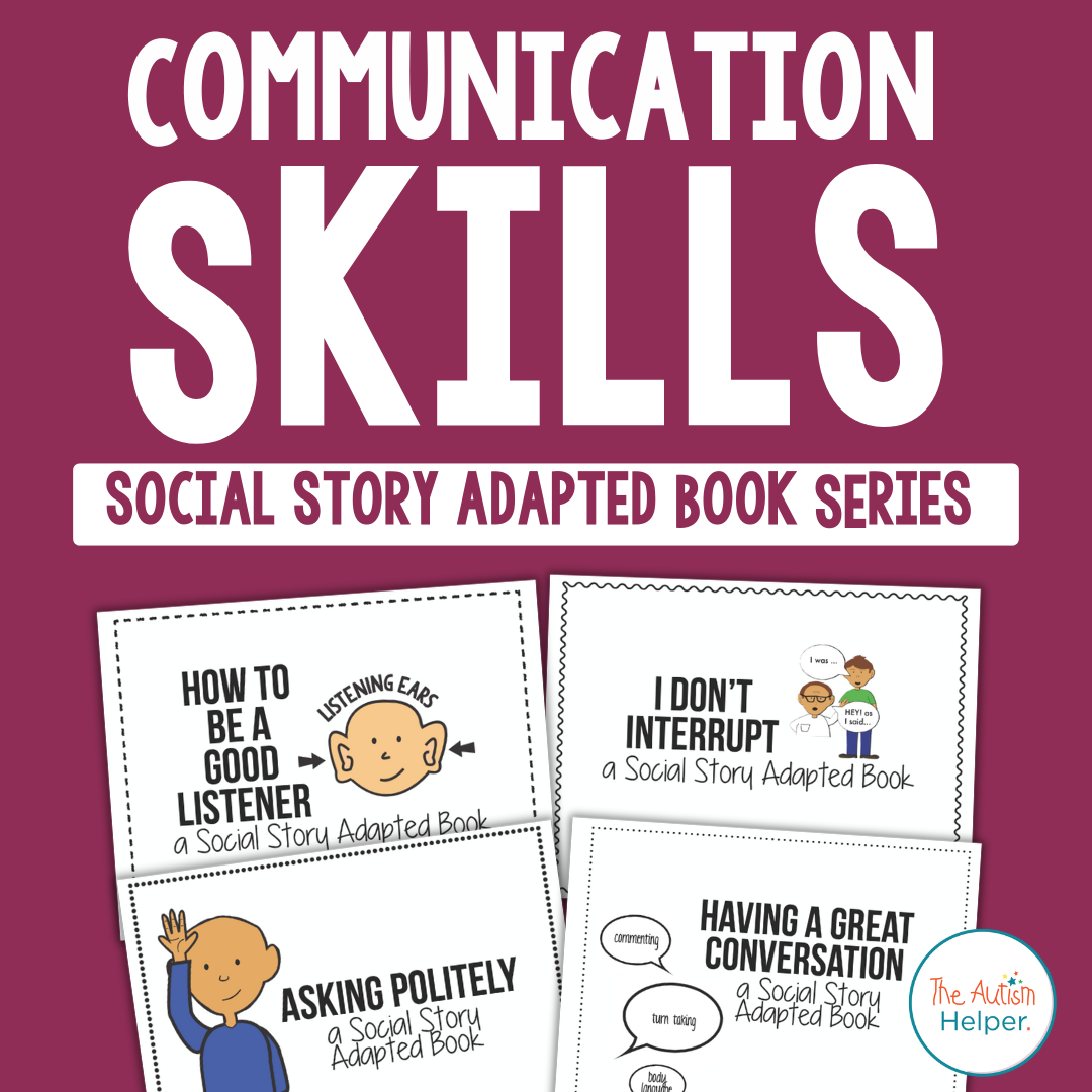 Communication Skills: Social Story Adapted Book Series – The Autism Helper