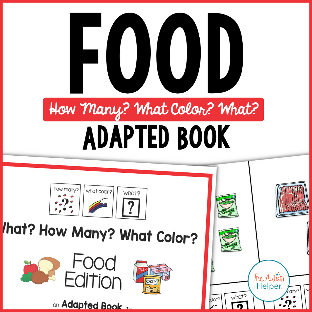 How Many? What Color? What? Adapted Books – The Autism Helper