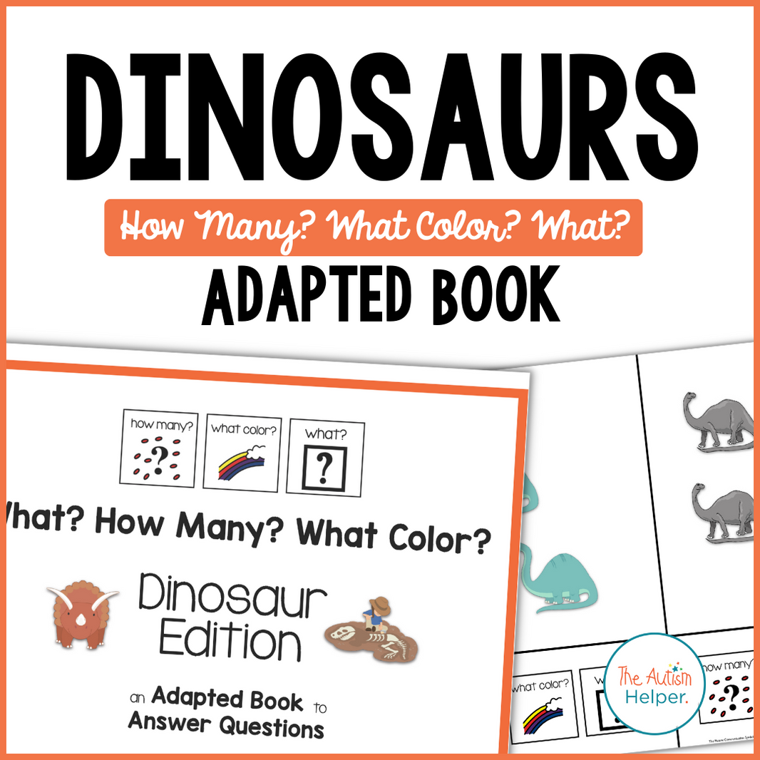 How Many? What Color? What? Adapted Books – The Autism Helper