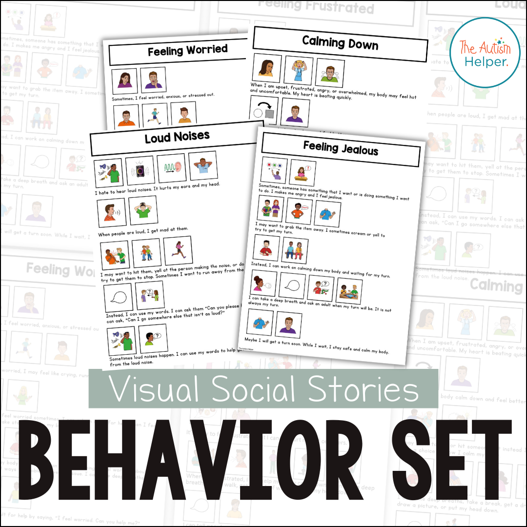 Visual Social Stories: Behavior Set – The Autism Helper