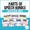 Parts of Speech BUNDLE Adapted Book Series – The Autism Helper