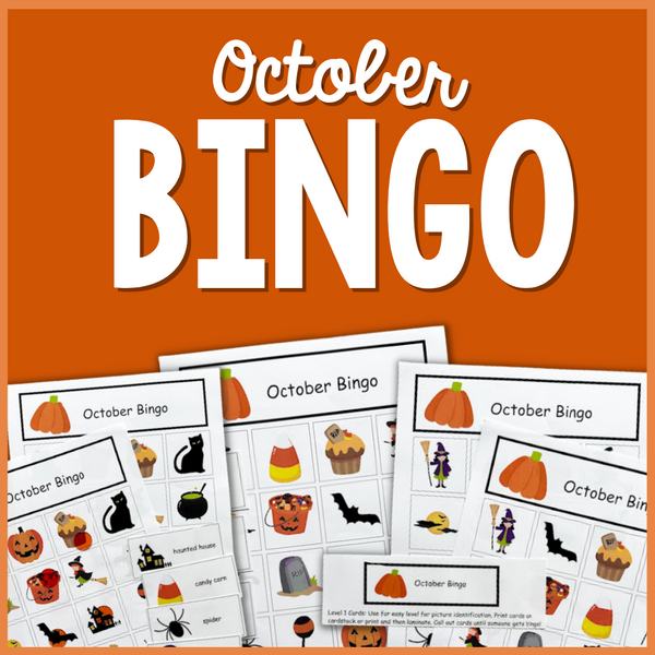 October Bingo – The Autism Helper