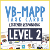 VB-MAPP Task Cards: Listener Responding Level 2 – The Autism Helper