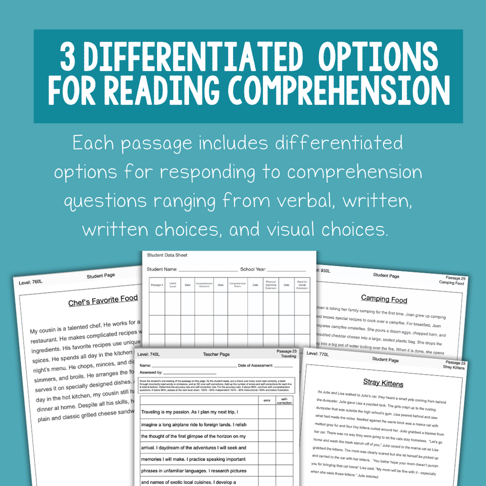 Informal Reading Assessment Toolkit – The Autism Helper