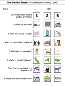 United States Election Unit {Includes 2024 Election} – The Autism Helper