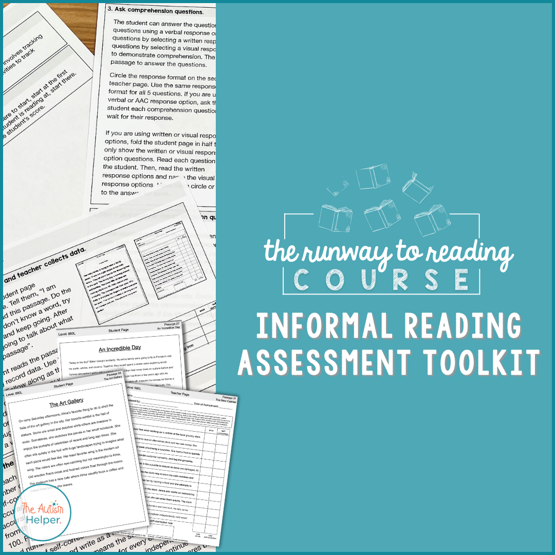 Informal Reading Assessment Toolkit – The Autism Helper
