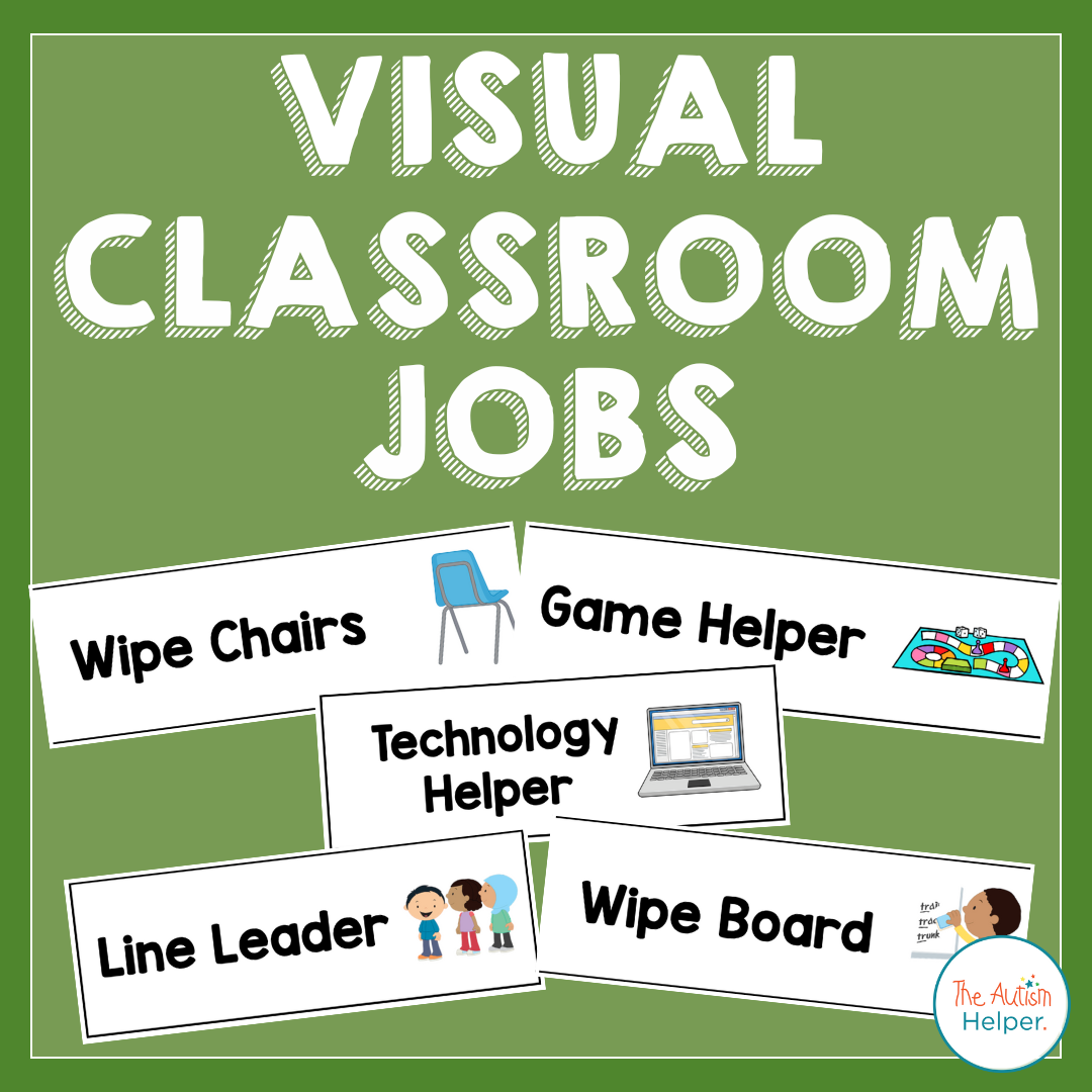 Visual Classroom Jobs – The Autism Helper