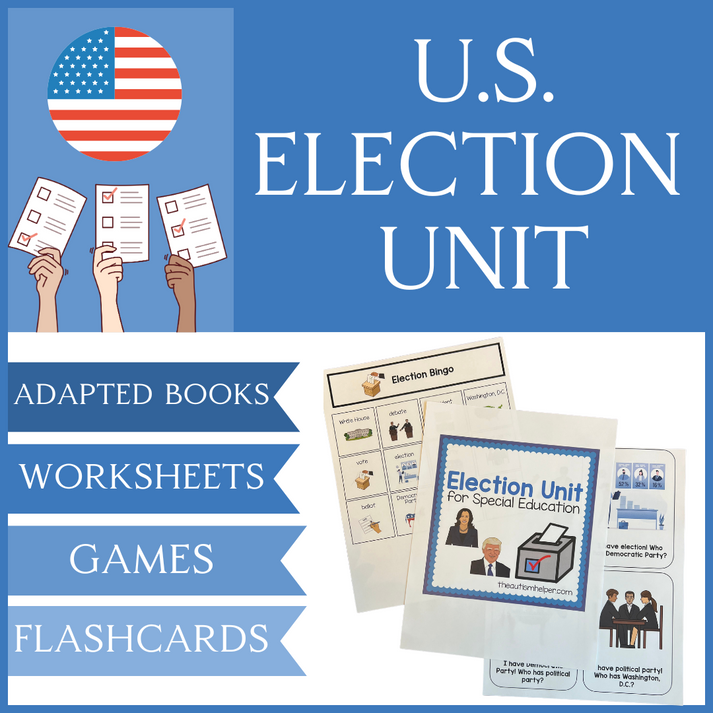 United States Election Unit {Includes 2024 Election} – The Autism Helper