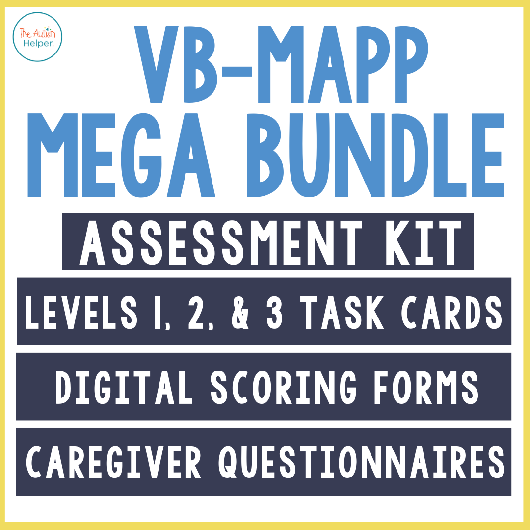 VB-MAPP Mega Bundle {TASK CARDS & ASSESSMENT KIT BUNDLE} – The Autism ...