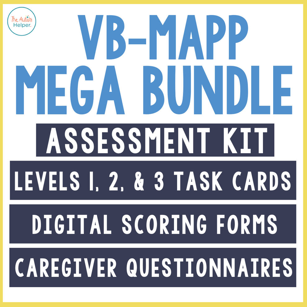 VB-MAPP Mega Bundle {TASK CARDS & ASSESSMENT KIT BUNDLE} – The Autism ...