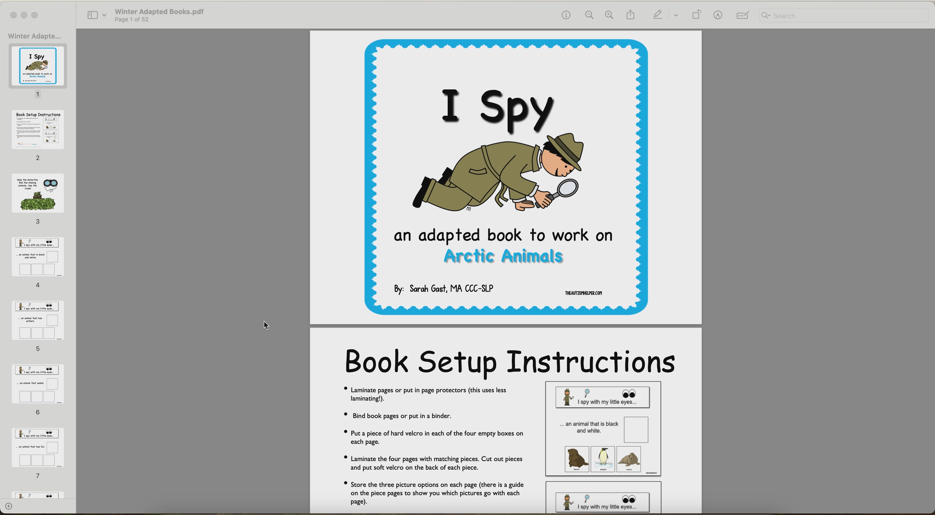 Winter Adapted Book Series – The Autism Helper